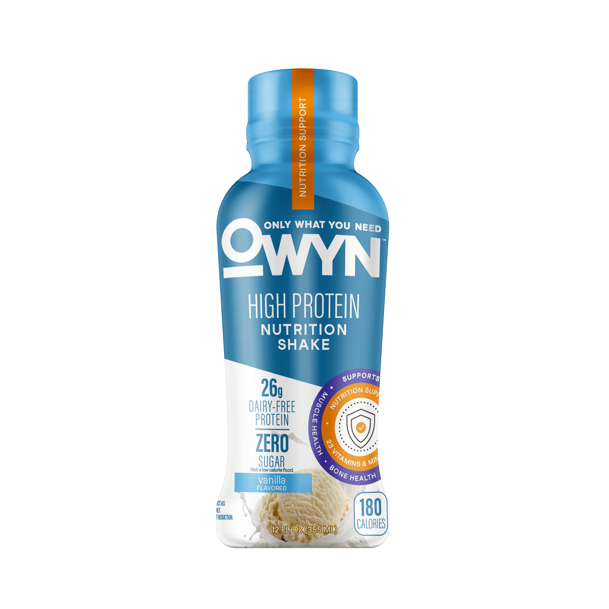 Vanilla High Protein Complete Nutrition Shake – OWYN